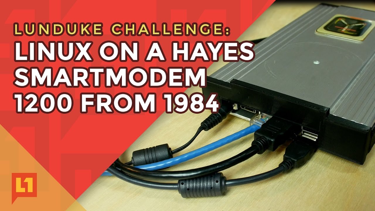 A baudy Linux Hack: Hayes Modem modded to Linux Desktop (and modem time ...