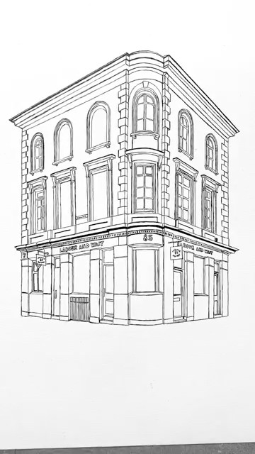 펜드로잉펜작업 Part2🖋️ 펜드로잉 펜그림 펜화 건물드로잉 그림 미술 Pendrawing