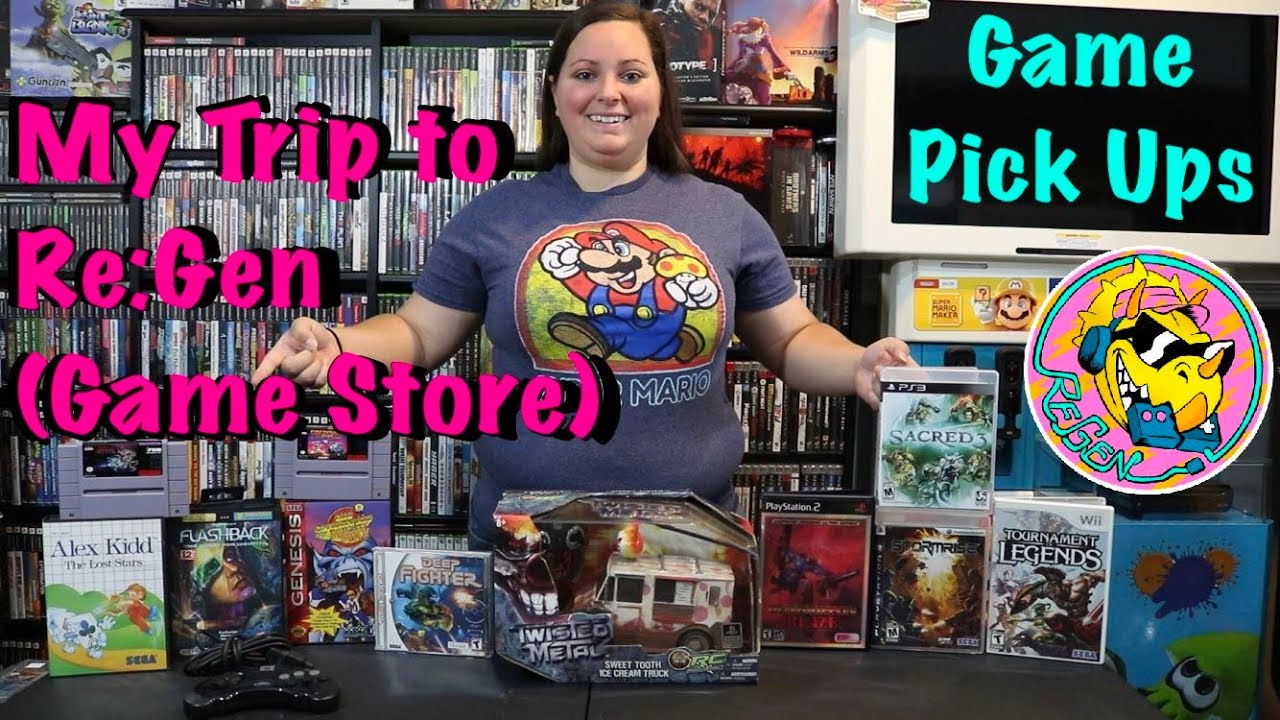 Retro Videogame Hunting at ReGen (Video Game Store) Pick Ups and More ...