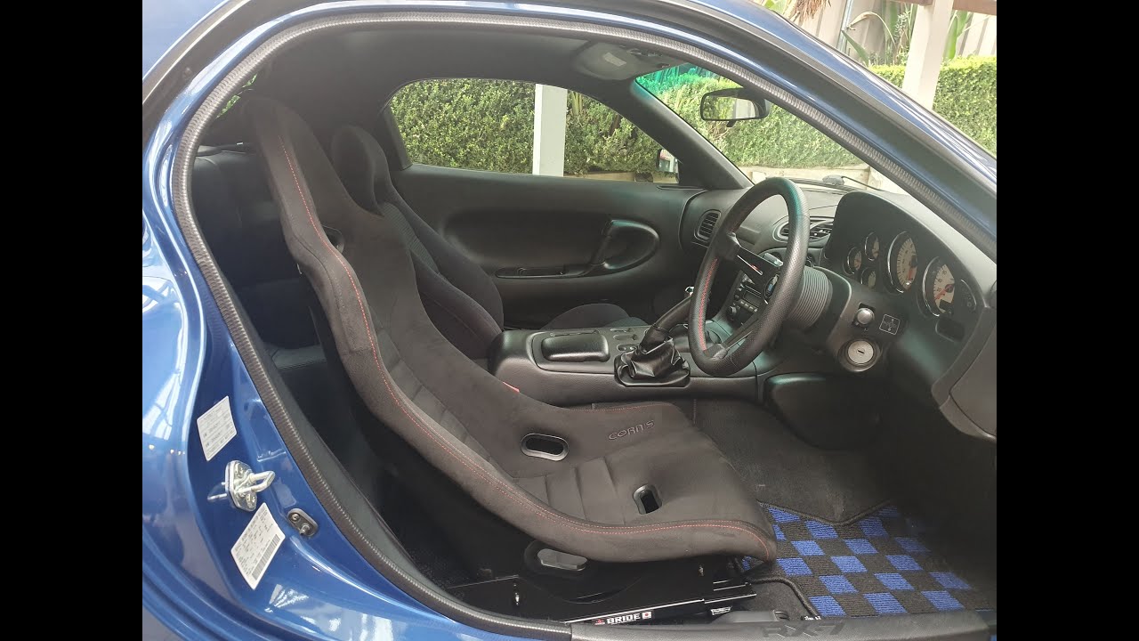 Car Make Corn's seat for the FD RX7 | Install & Review - YouTube