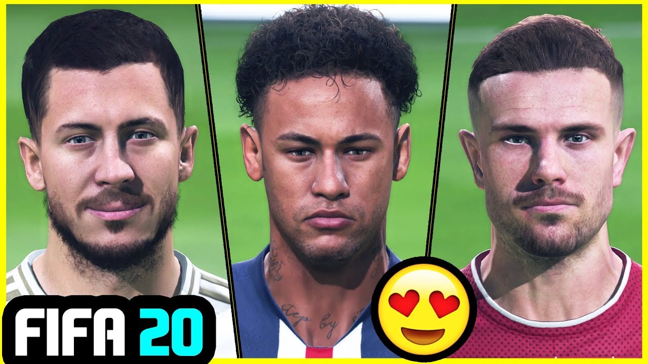 35 AMAZING NEW PLAYER FACES ADDED TO FIFA 20 - YouTube