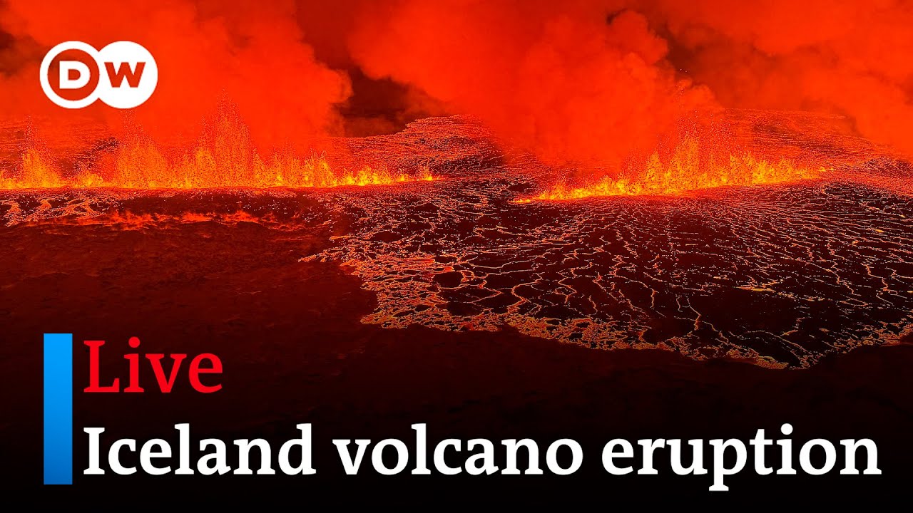 Watch Live: Iceland volcano erupts after weeks of activity | DW News ...