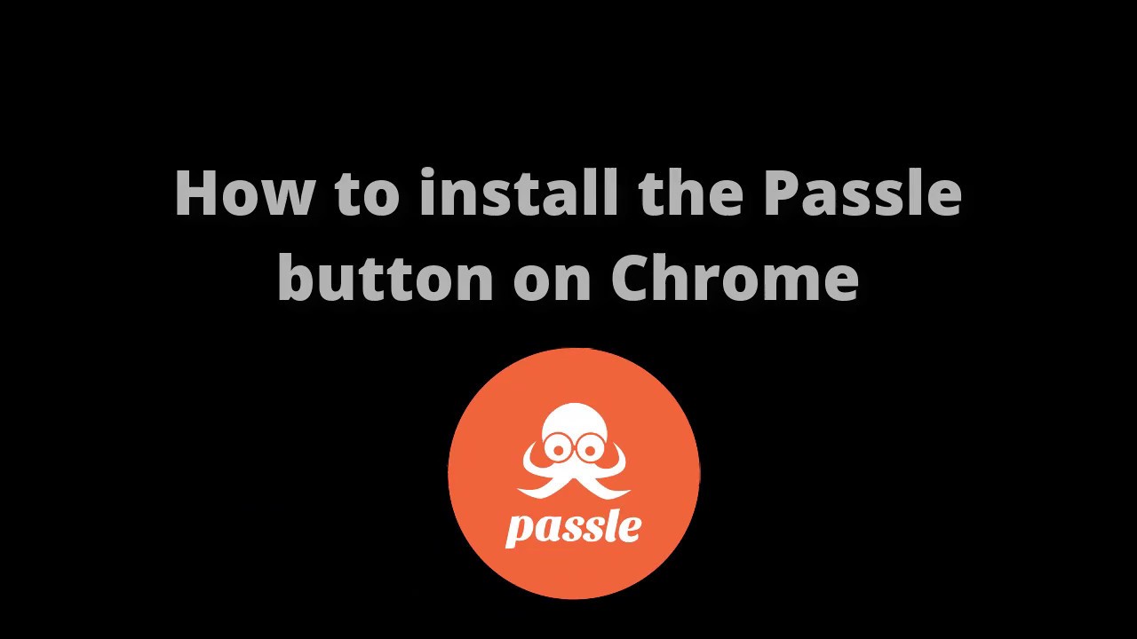 Installing your Passle button (Chrome) - YouTube