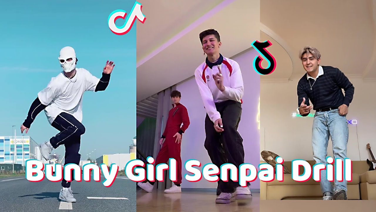 Bunny Girl Senpai drill New Dance Challenge TikTok Compilation - YouTube