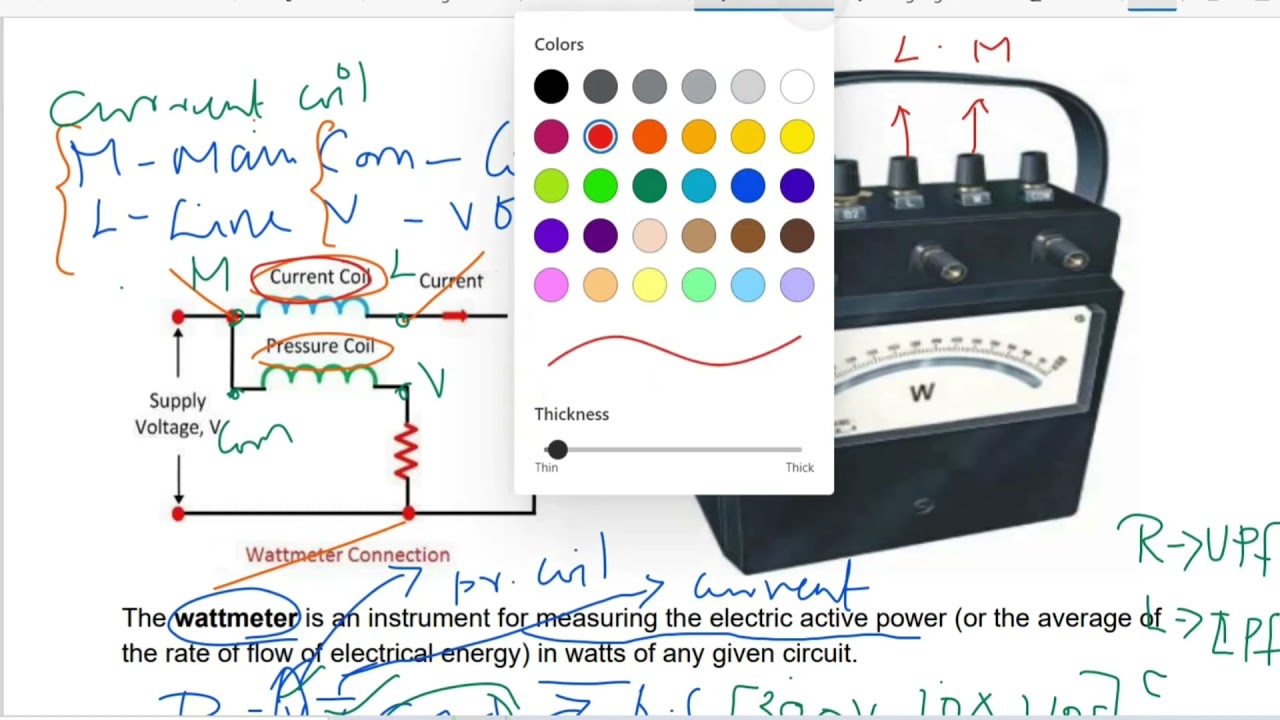 GE8261 Wattmeter Connections Engineering Practices Lab - YouTube