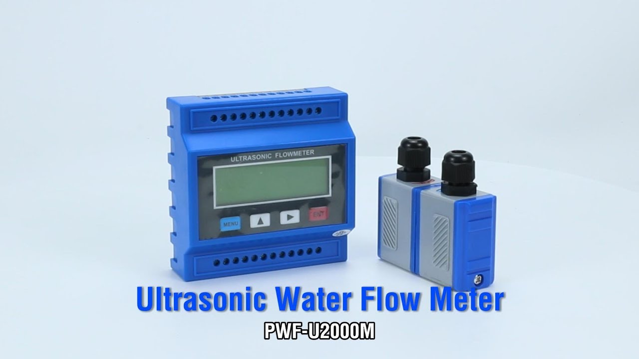 PWF-U2000M Ultrasonic Water Flow Meter - YouTube