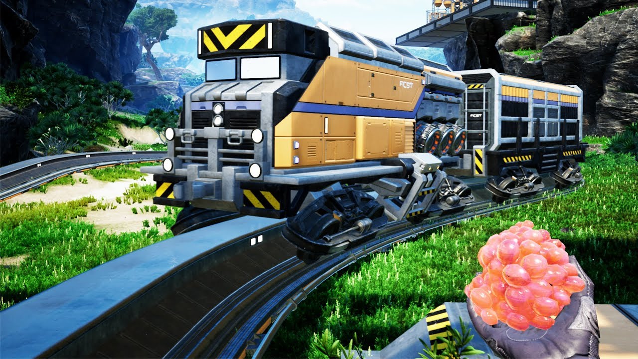 These New Electric Trains Are Satisfying in Satisfactory - YouTube