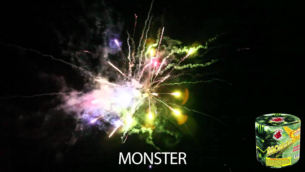 Red Rhino Fireworks - Monster - YouTube