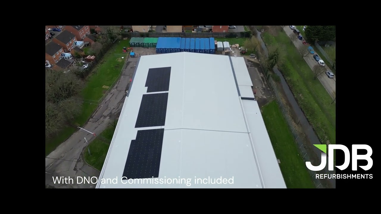 Overcladding of Office / Warehouse Roof in Lincolnshire - YouTube