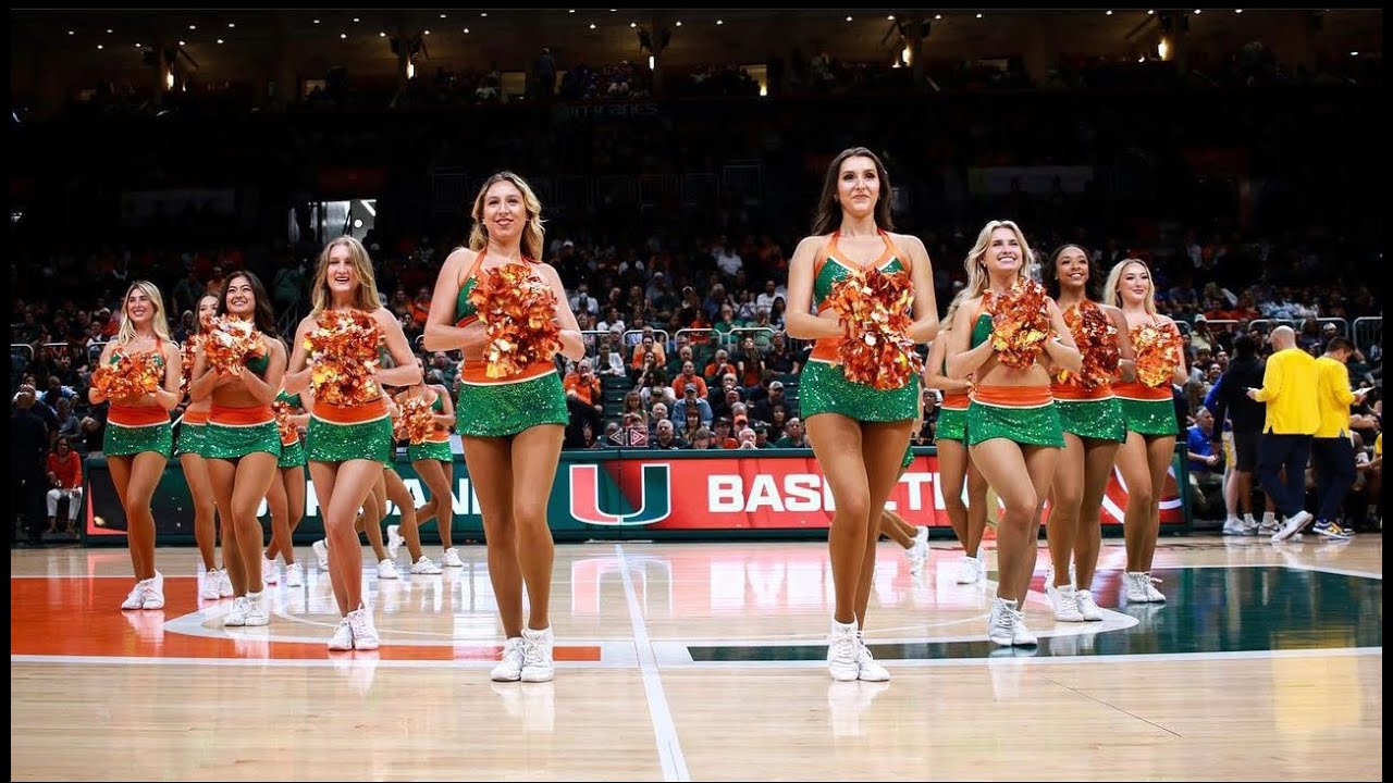 Miami Hurricanettes | Pitbull Halftime - YouTube