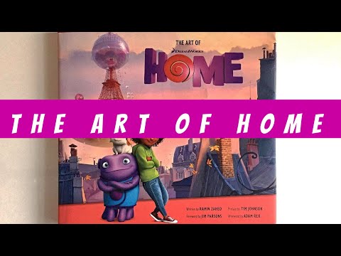 The Art of Home (flip through) Dreamworks Artbook