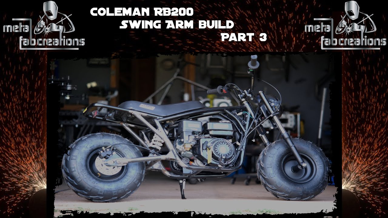 Coleman RB200 Swing Arm build PART 3 - YouTube