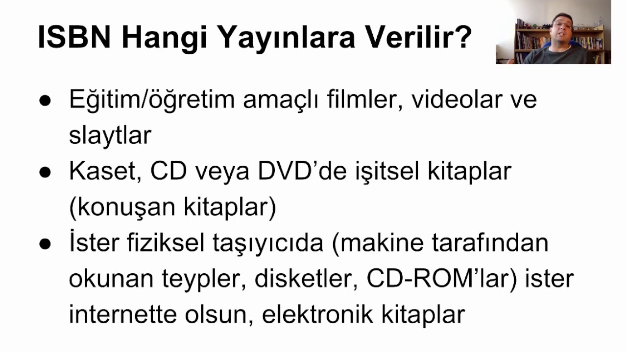 ISBN, ISSN ve ISMN - YouTube