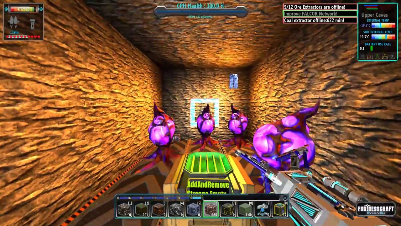 FortressCraft Evolved! Frozen Factory #31 - TRENCHER DRILL - YouTube