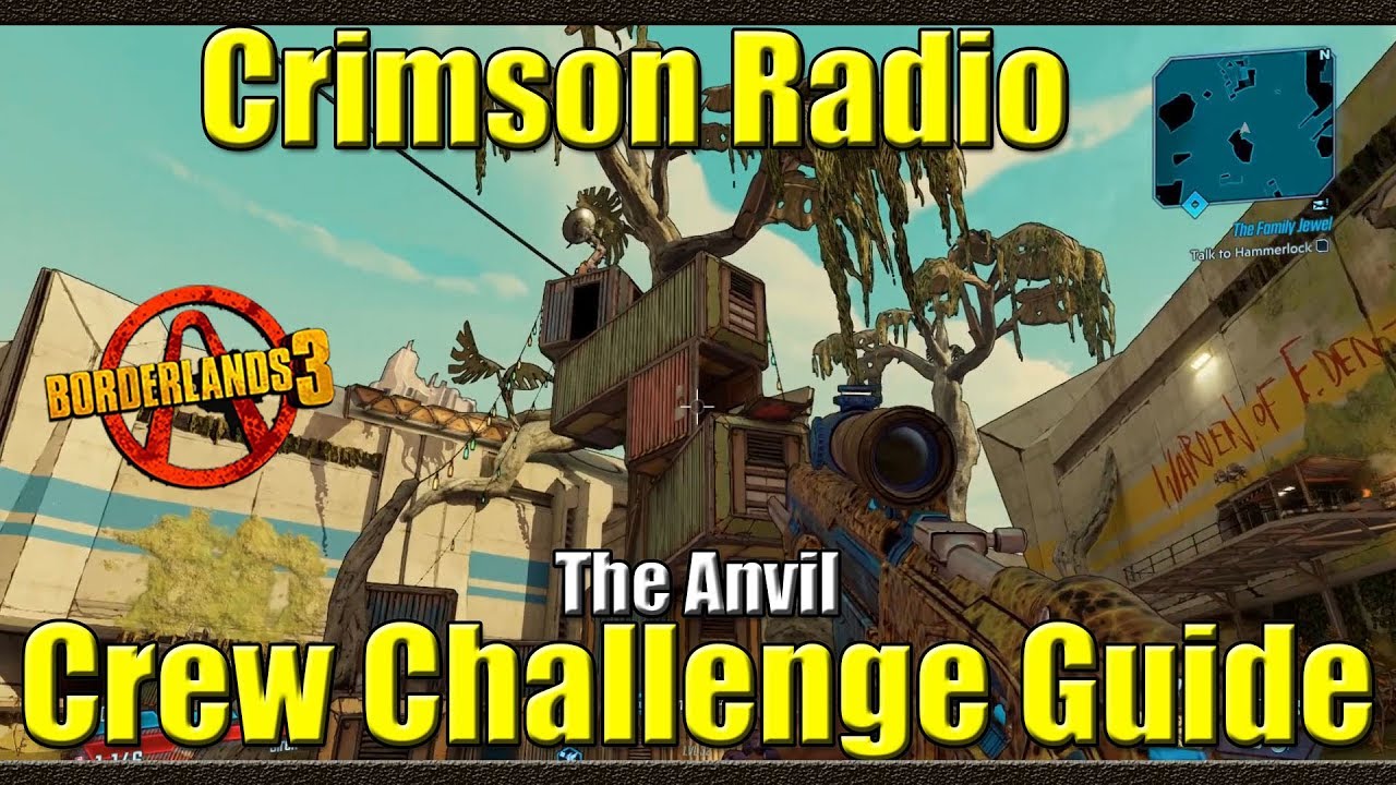 Borderlands 3 | Crimson Radio | The Anvil | Crew Challenge Guide - YouTube