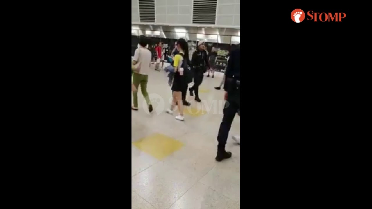 Police clarifies video of man shouting in MRT station: "Officers are ...