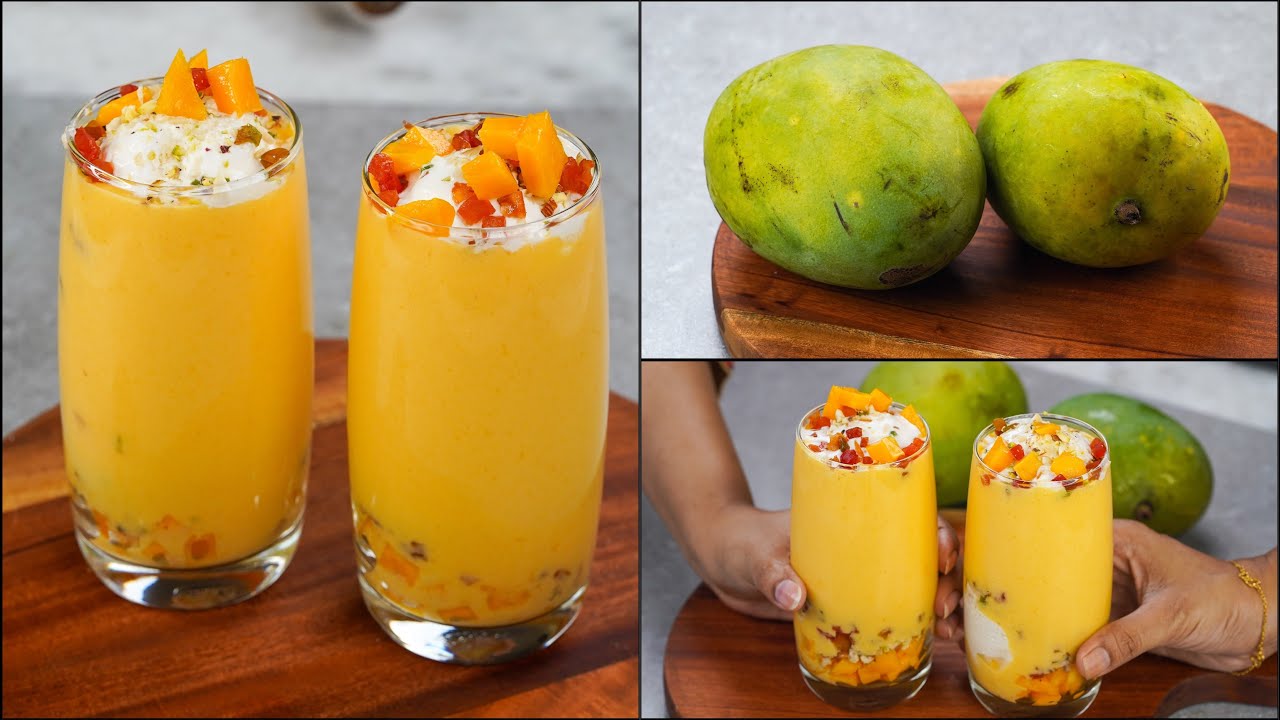 Fresh Mango Drink Recipe | Summer Special Mango Drink | Chilled Mango ...