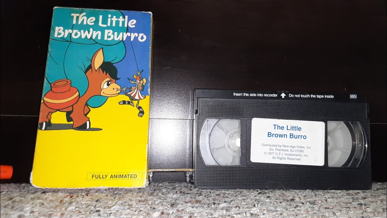 the little brown burro vhs 1989 - YouTube