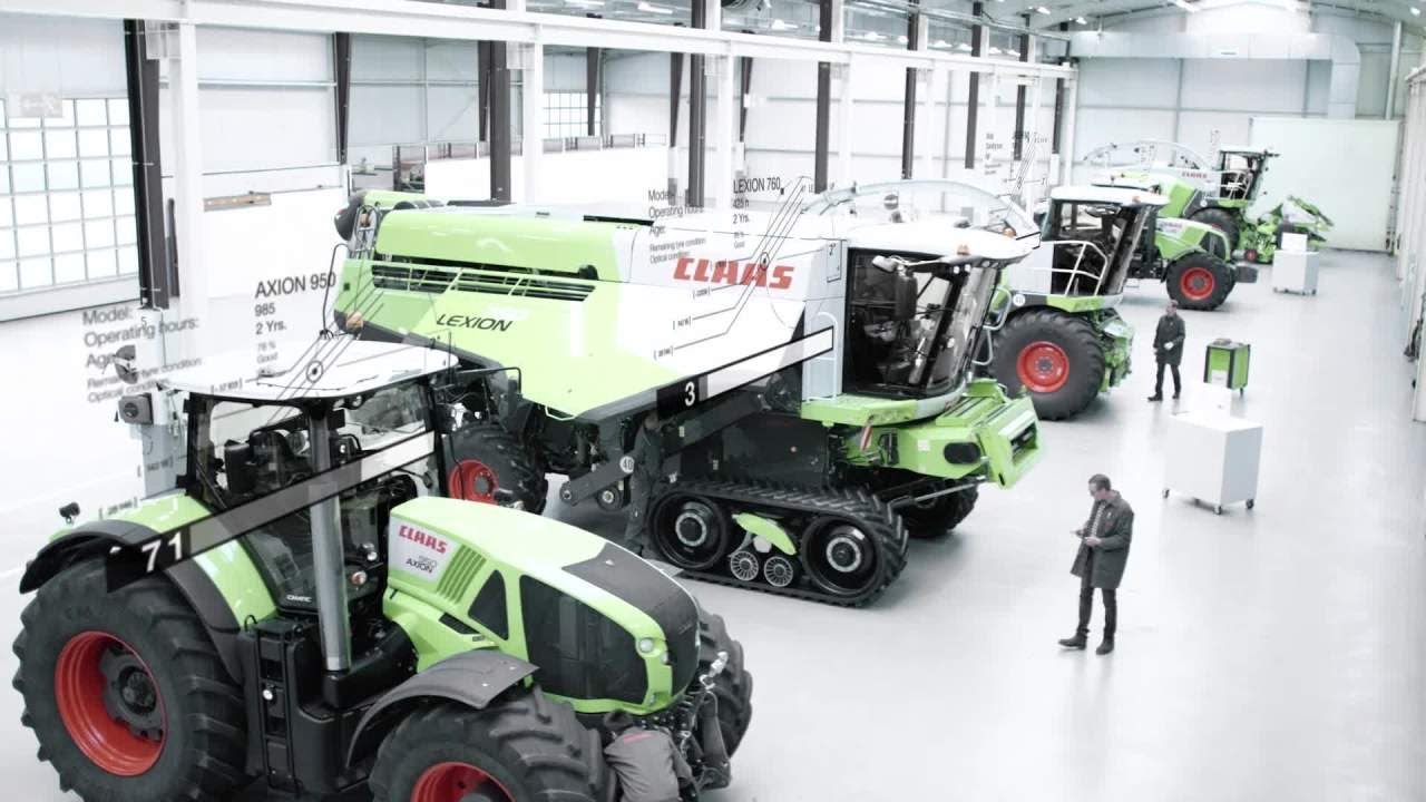 FIRST CLAAS USED. - YouTube