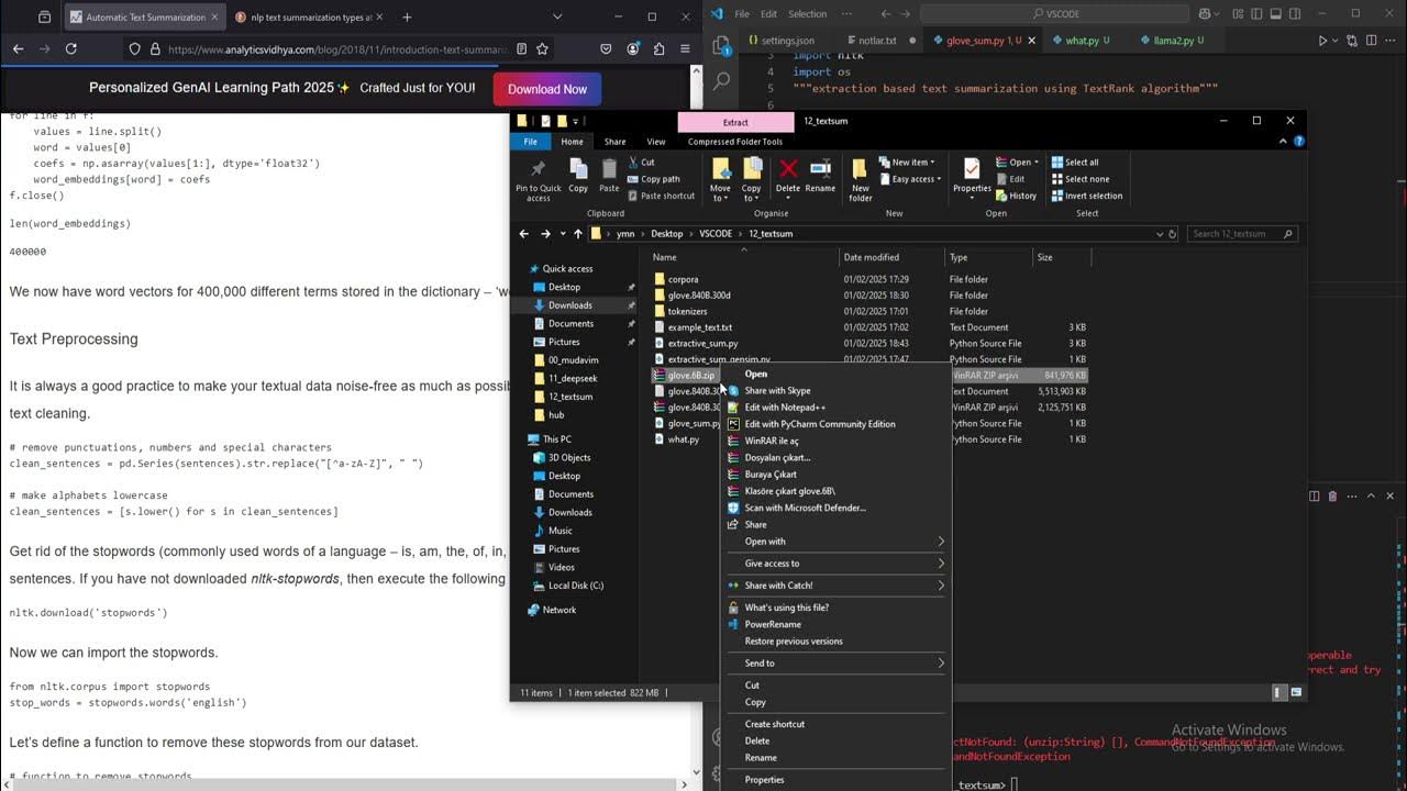 GRIND #18 | TextRank algorithm - a basic text summarization script - YouTube