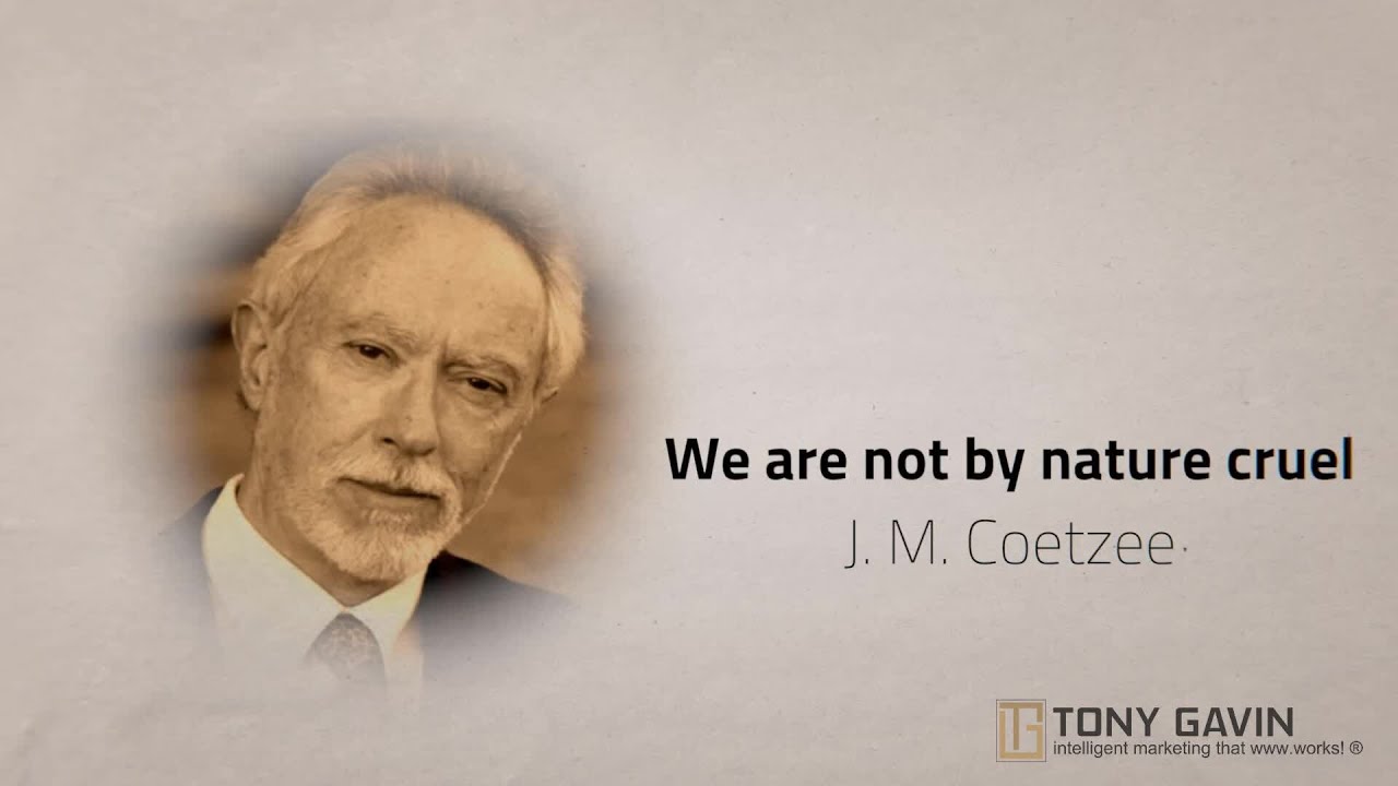 𝗚𝗥𝗘𝗔𝗧 𝗧𝗛𝗜𝗡𝗞𝗘𝗥𝗦 𝗦𝗣𝗘𝗔𝗞: 𝗝.𝗠. 𝗖𝗢𝗘𝗧𝗭𝗘𝗘 - YouTube