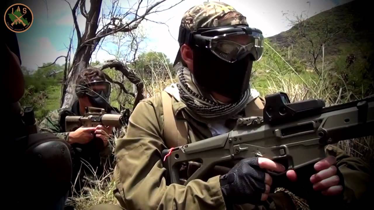 Airsoft War @ 808 Wicked West - Nanakuli, Hawaii - "Badlands" - [SR-10 ...