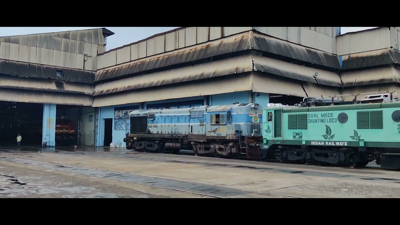 Erode diesel loco shed | pasumai train | Indian railways | Diesel train ...
