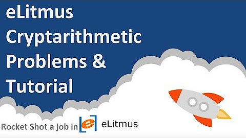 eLitmus Cryptarithmetic Problems with Solutions - YouTube