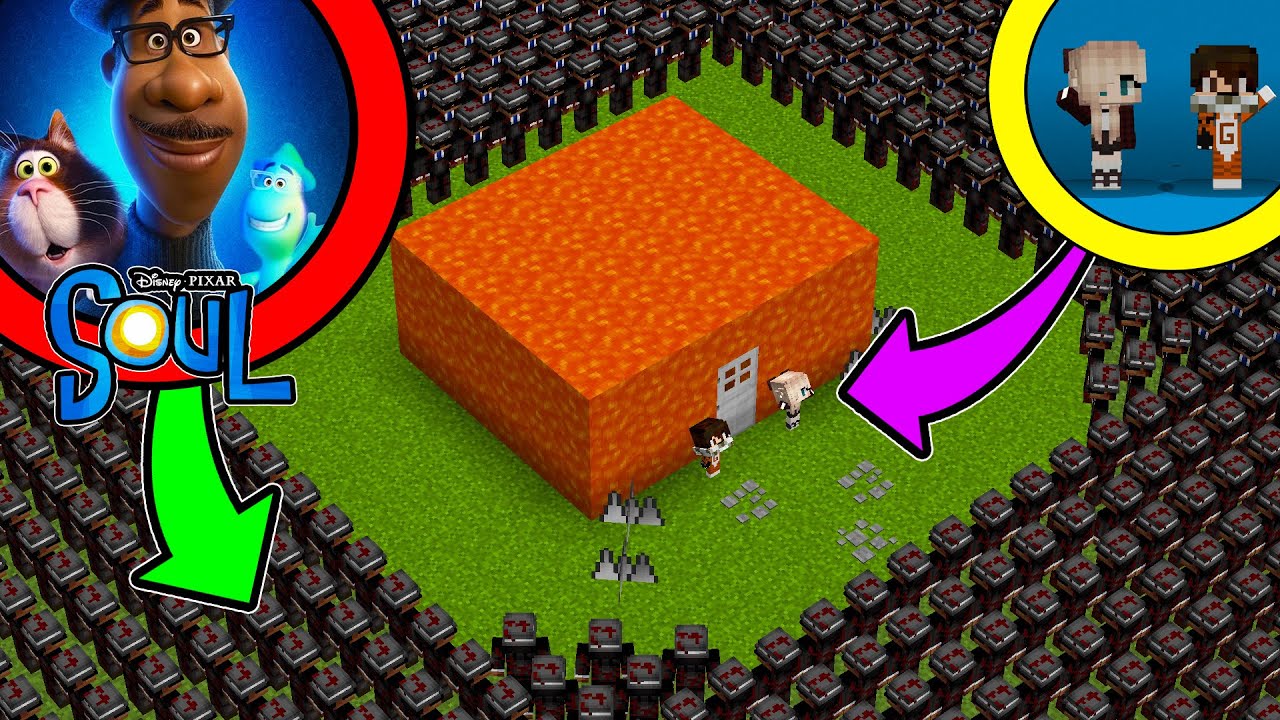 1,000,000 DE SOUL PELÍCULA VS CASA DE LAVA | ¿PODREMOS SOBREVIVIR ...