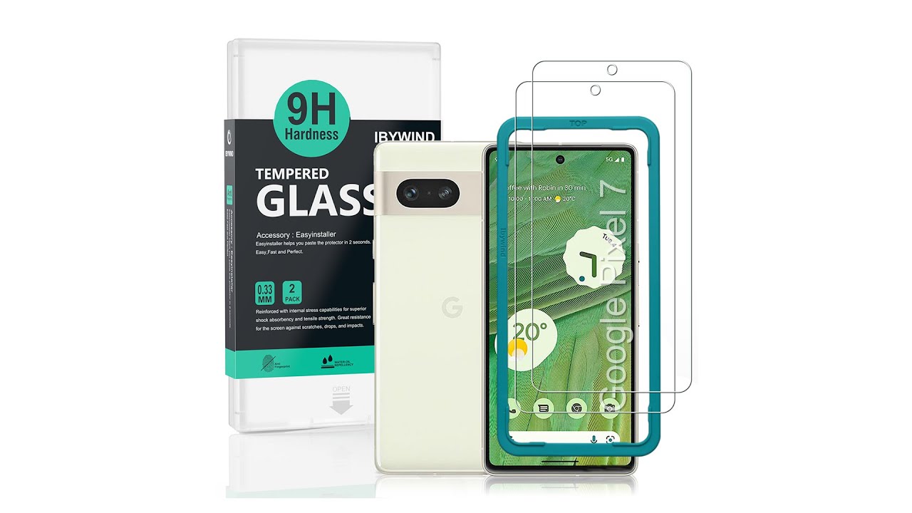 Google Pixel 7 5G Tempered glass ibywind Protector With Easy Install ...