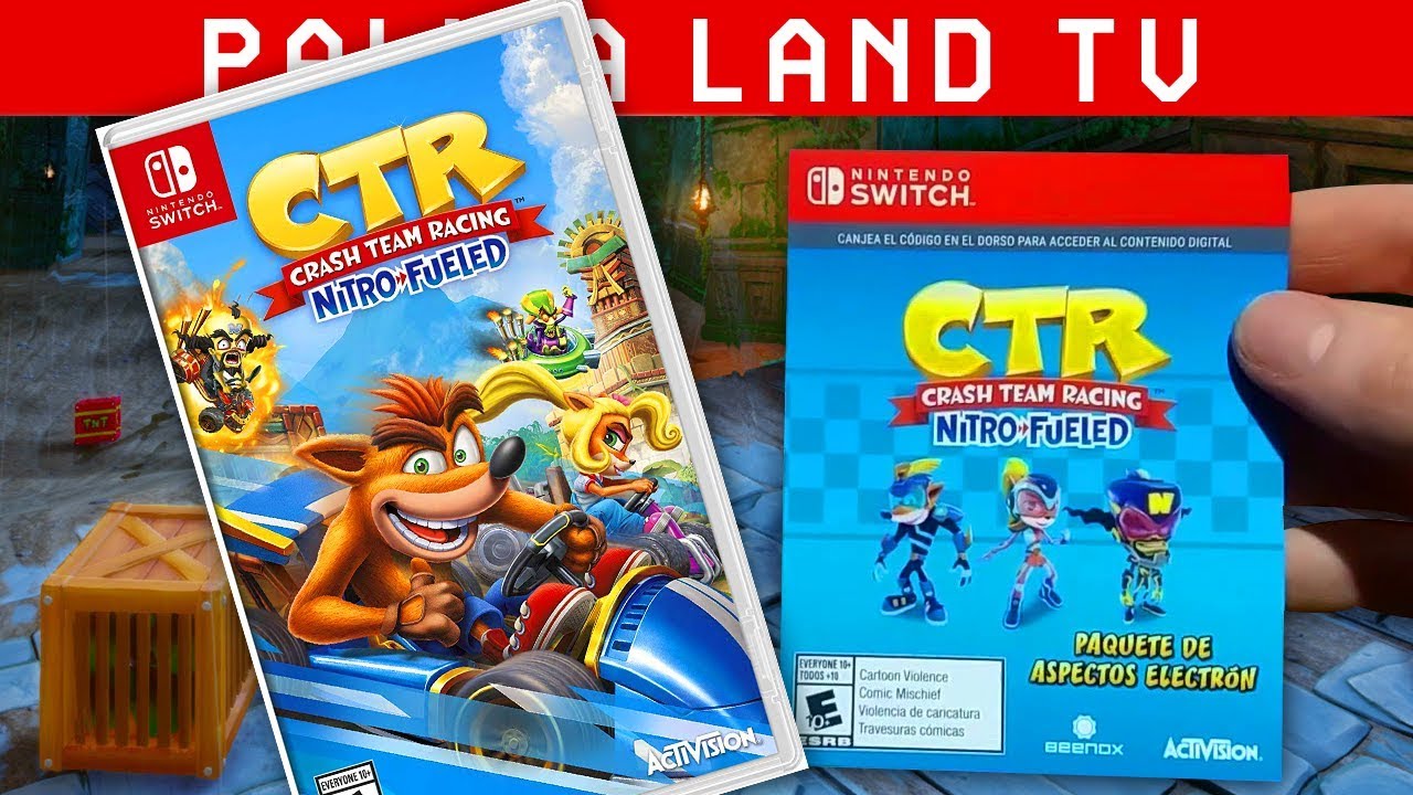 Unboxing Crash Team Racing - Nitro Fueled | Gameplay Modo Portatil ...