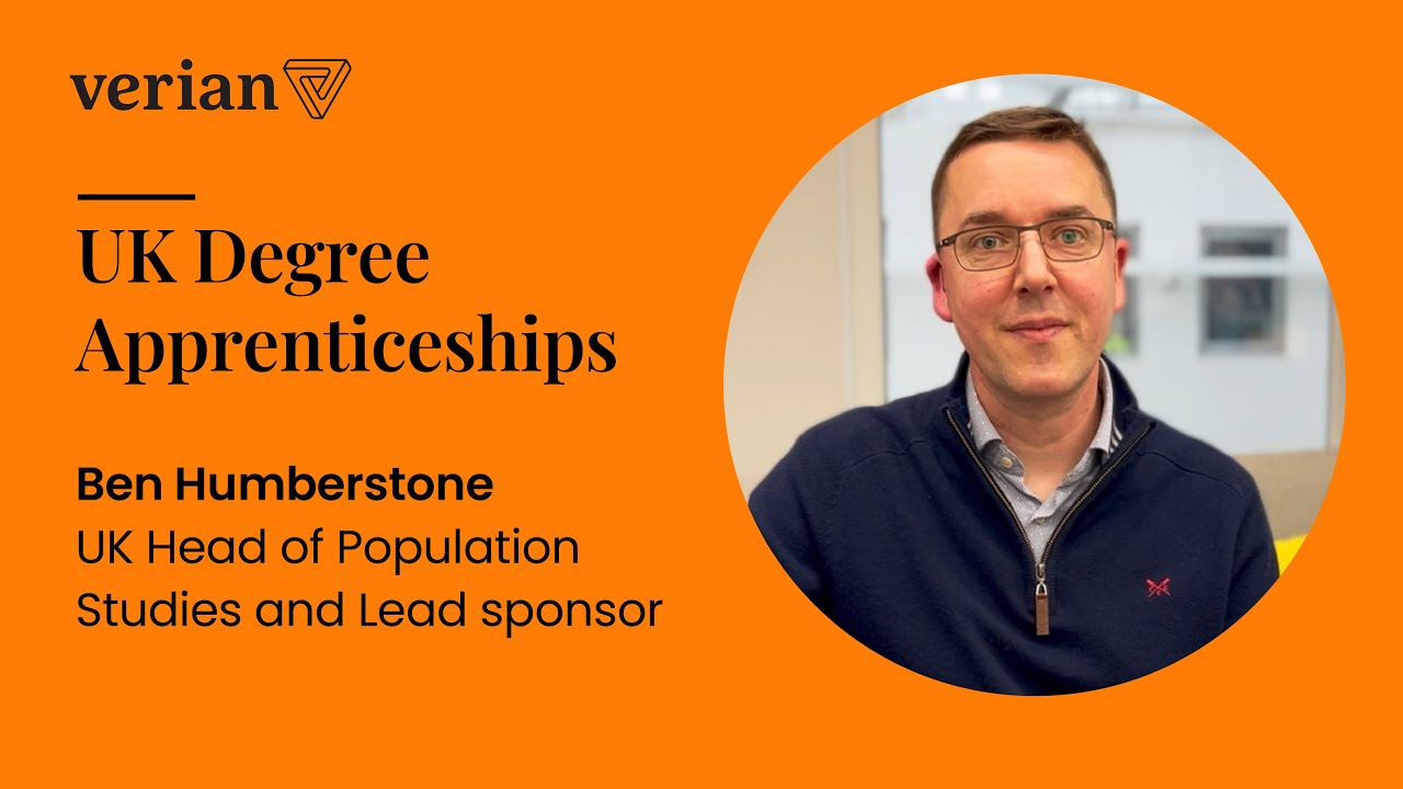 Verian | UK Degree Apprenticeships: Ben Humberstone, Lead Sponsor - YouTube