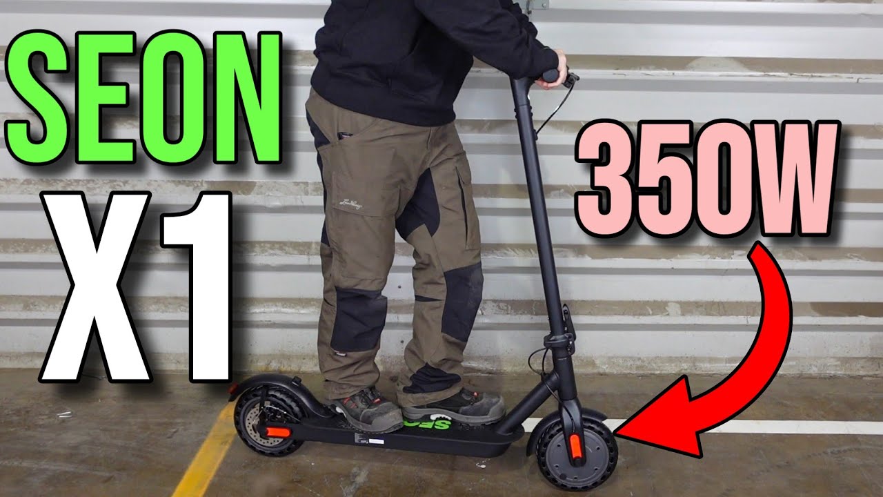 SEON X1 350w sähköpotkulauta | Unbox - YouTube