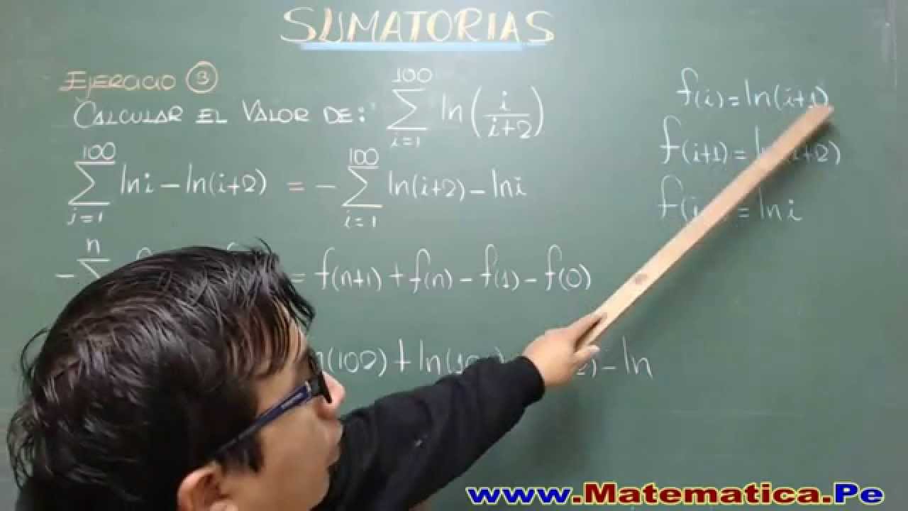 SUMATORIAS PROBLEMAS RESUELTOS - YouTube