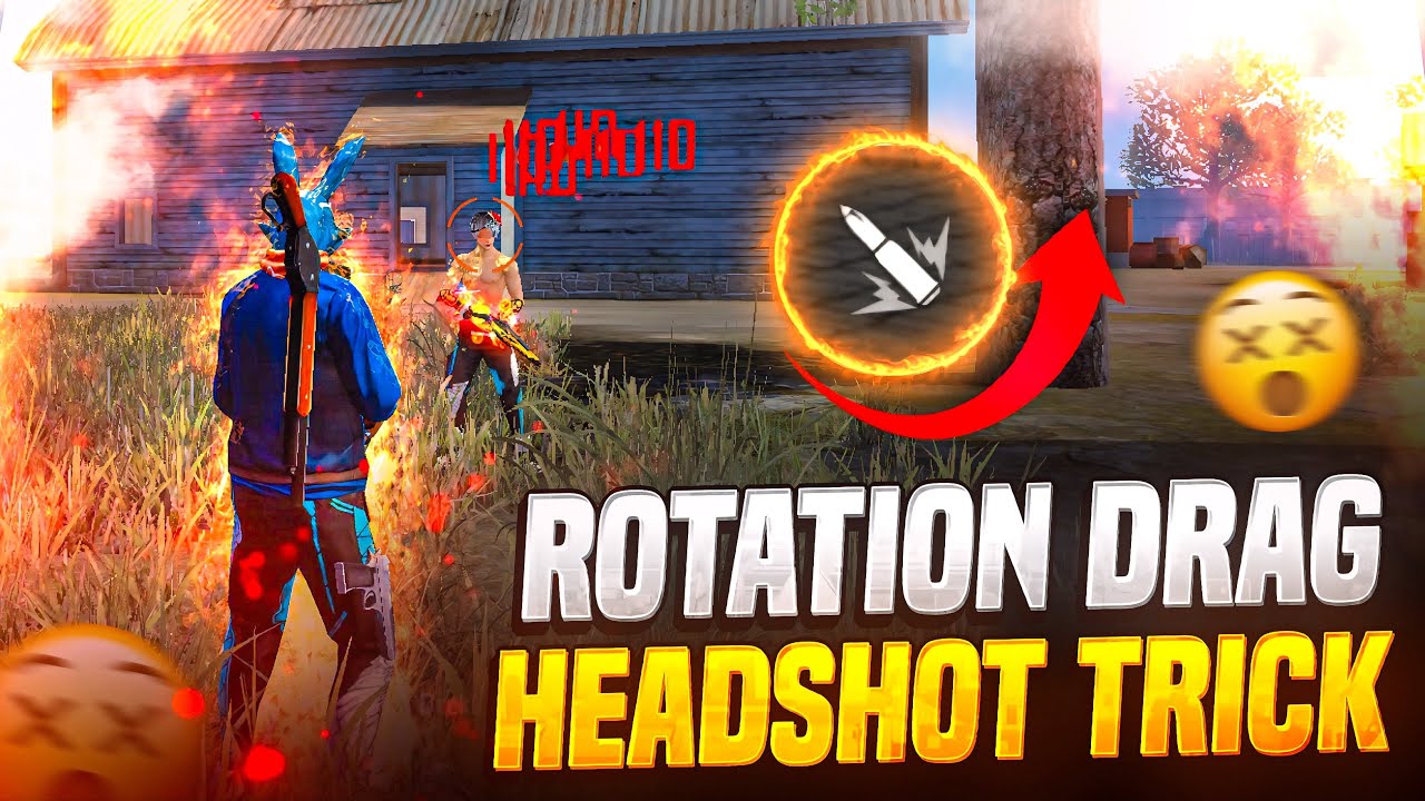 SHORT RANGE HEADSHOT TRICK 🔥 || ADVANCE ROTATION DRAG TIPS AND TRICKS 😱 - YouTube