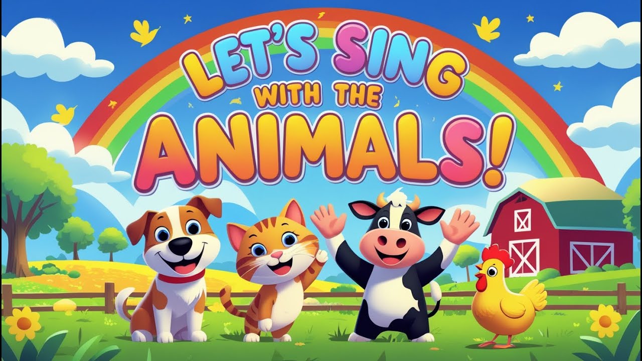 Let’s Sing with the Animals! 🐶🐮🦁 | Fun Animal Sounds Song for Kids ...