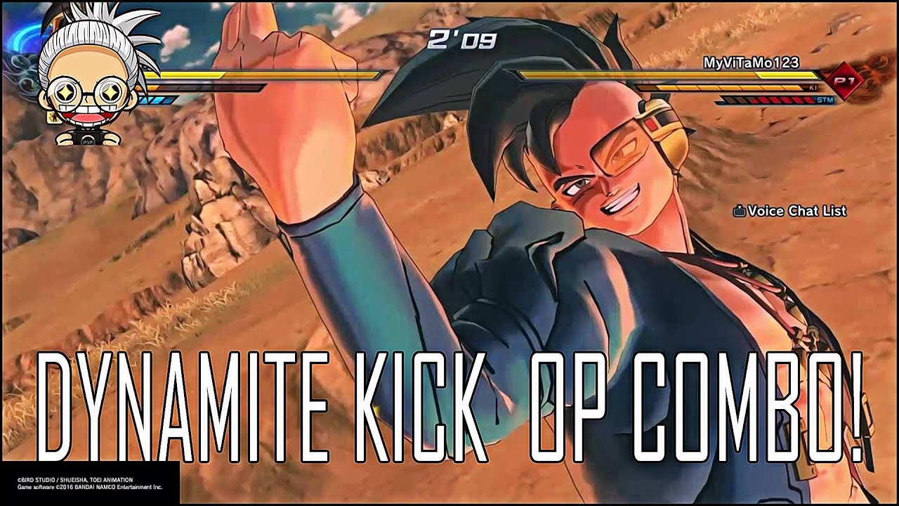 Dragon Ball Xenoverse 2 - Dynamite Kick + Giant Storm OP Combo - YouTube