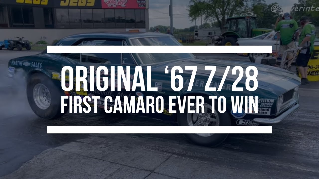 First Camaro to Win | Ben & Dave Wenzel Original 1967 Z/28 | NHRA Stock ...
