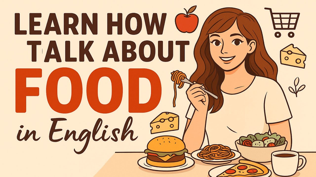Learn How to Talk About Food in English | Easy Real Conversations ...