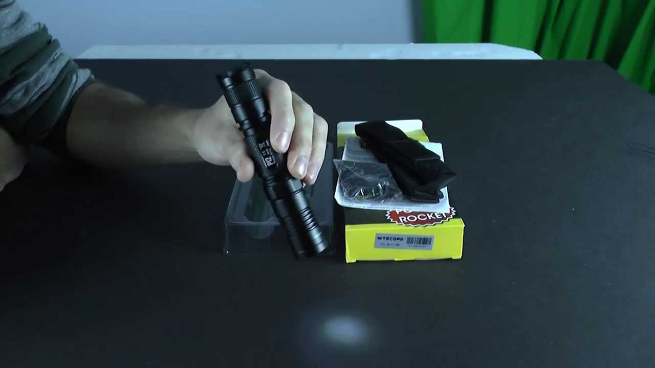 Nitecore P12 LED Flashlight Unboxing from Battery Junction - YouTube