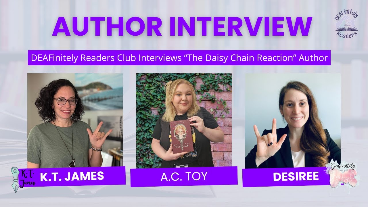 DEAFinitely Readers Author Chat with A.C. Toy - YouTube