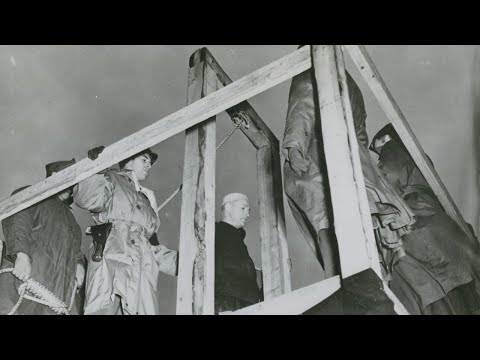 The Execution Of The German That Shot An American Airman