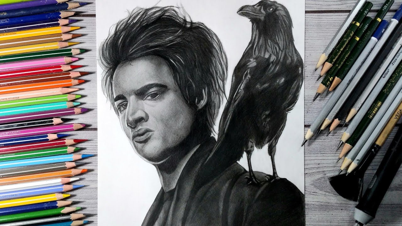 How to Draw The Sandman aka Morpheus (Dream) - YouTube