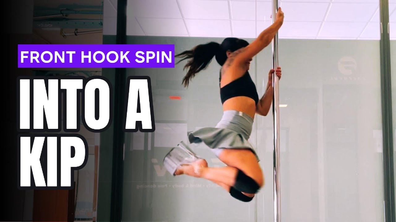 Front Hook Spin into a Kip - YouTube