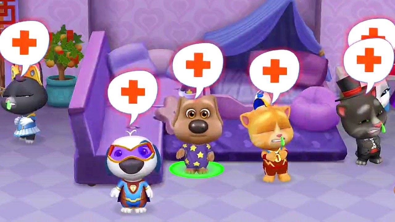 Everyone os sick in My Talking Tom Friends Lunar New Year update ...