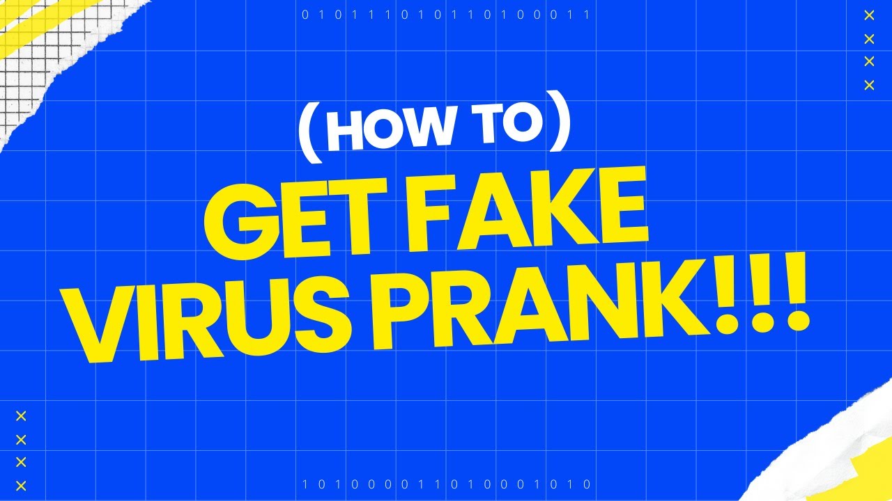 HOW TO GET FAKE VIRUS!!! (FUNNIEST PRANK) - YouTube