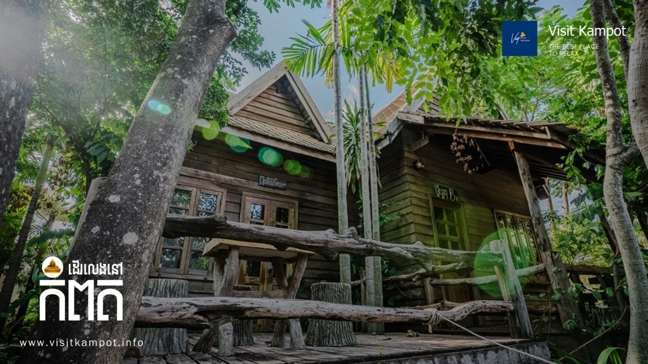 Kampot - Natural Bungalow ( បឹងកាឡូធម្មជាតិ ) By. Visit Kampot - YouTube