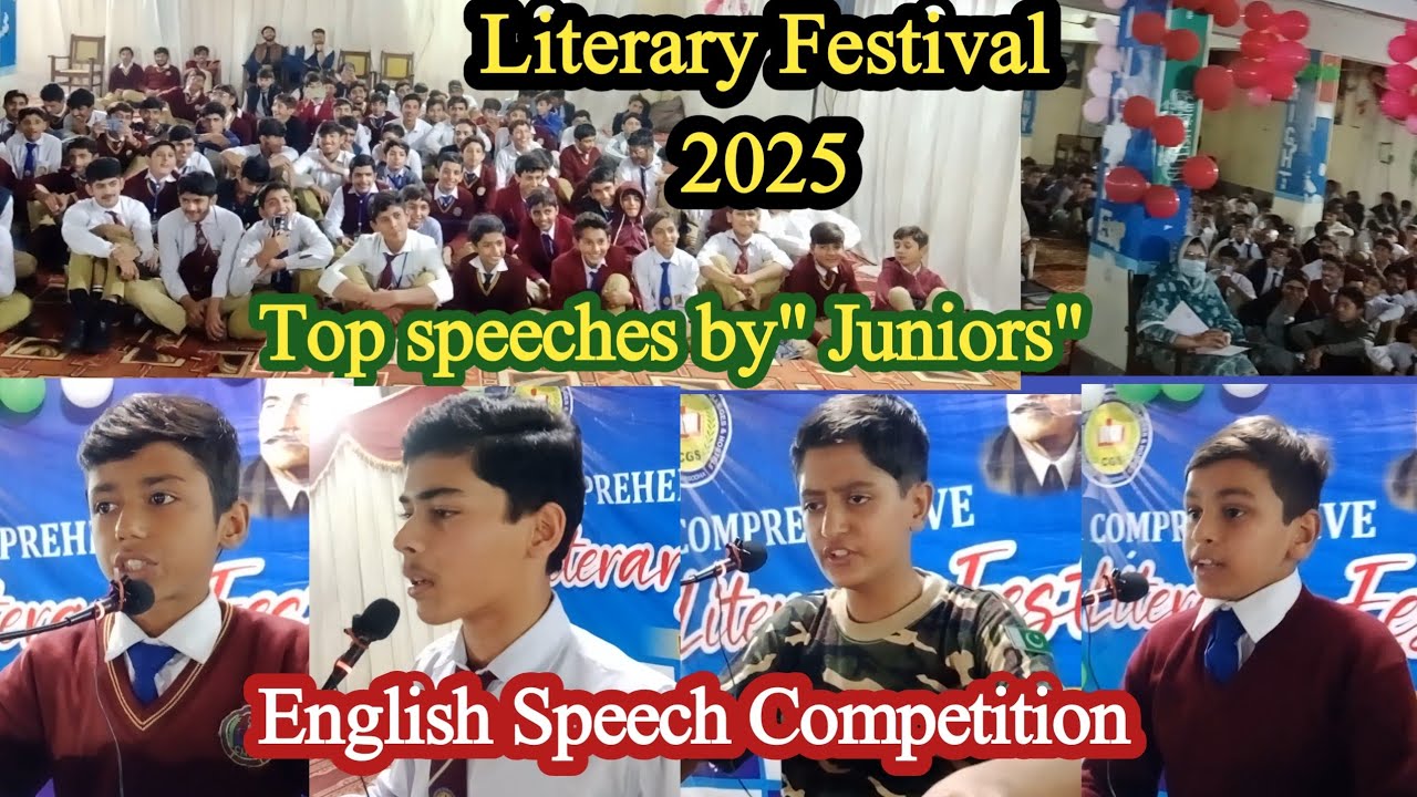 English Speech Competition || Comprehensive Schol || Literary Festival ...