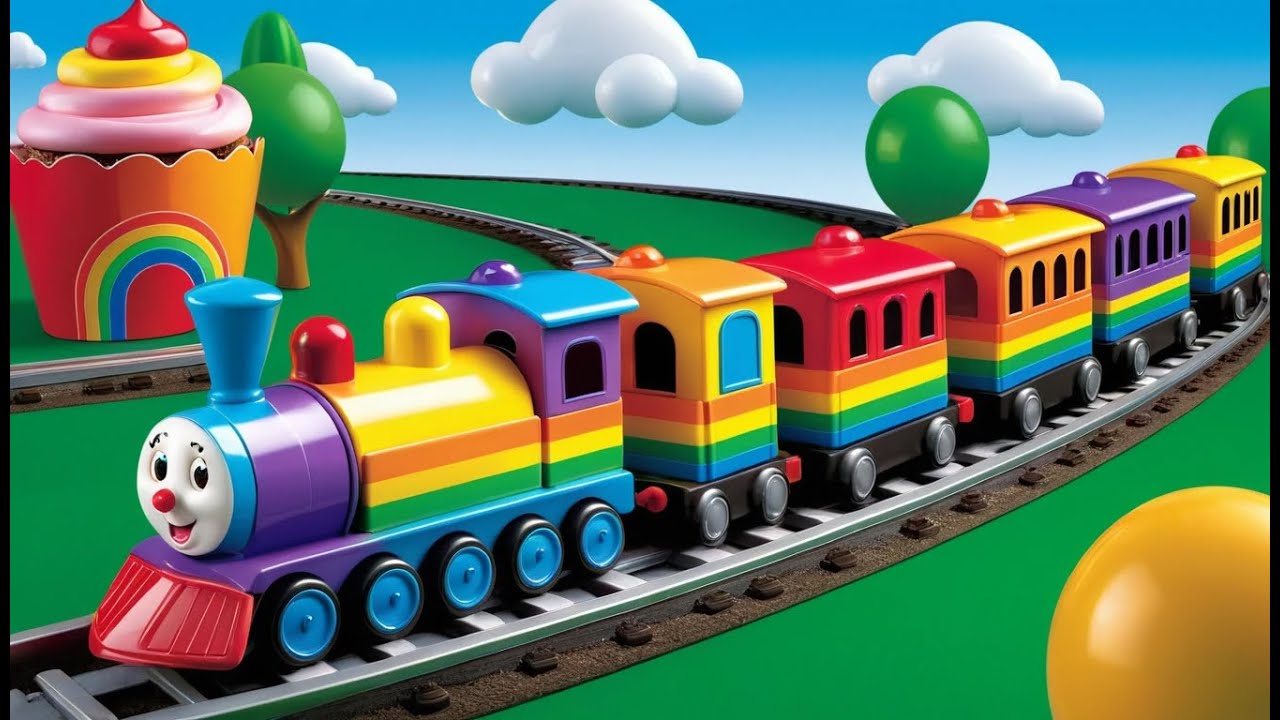 Choo Choo! The Train on the Track | Train Song for Toddlers | Fun ...