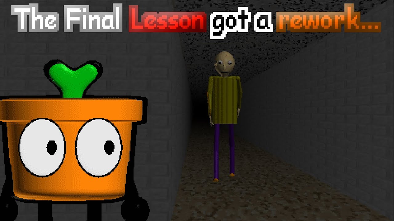 The Final Lesson REWORKED!!! (Baldi's Basics Mod) - YouTube